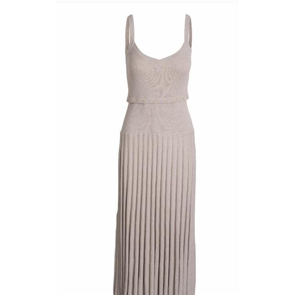 NAADAM | Dresses | New Naadam Naia Cashmere Marled Convertable Pleated ...